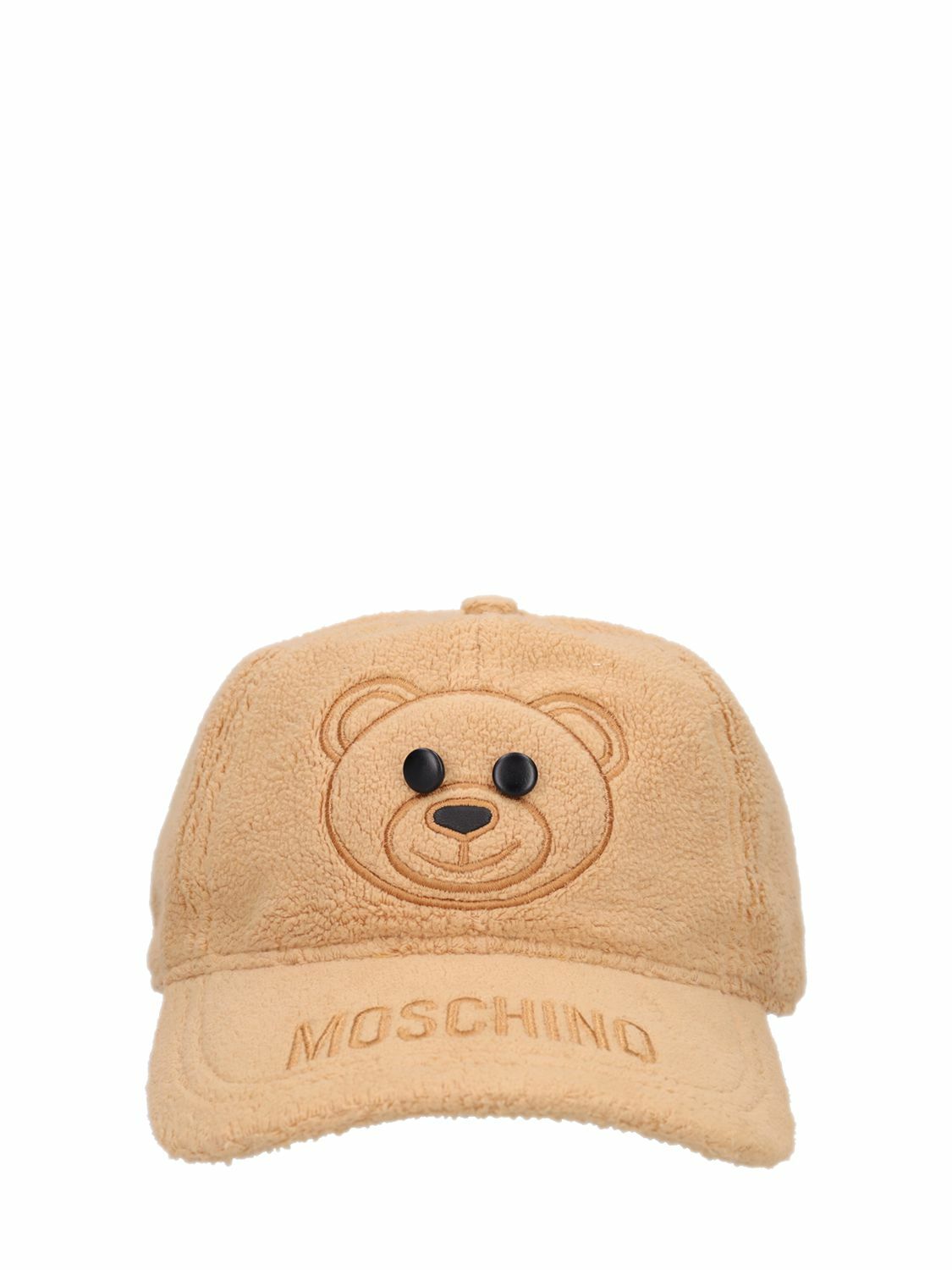 MOSCHINO - Teddy Cotton Baseball Hat Moschino