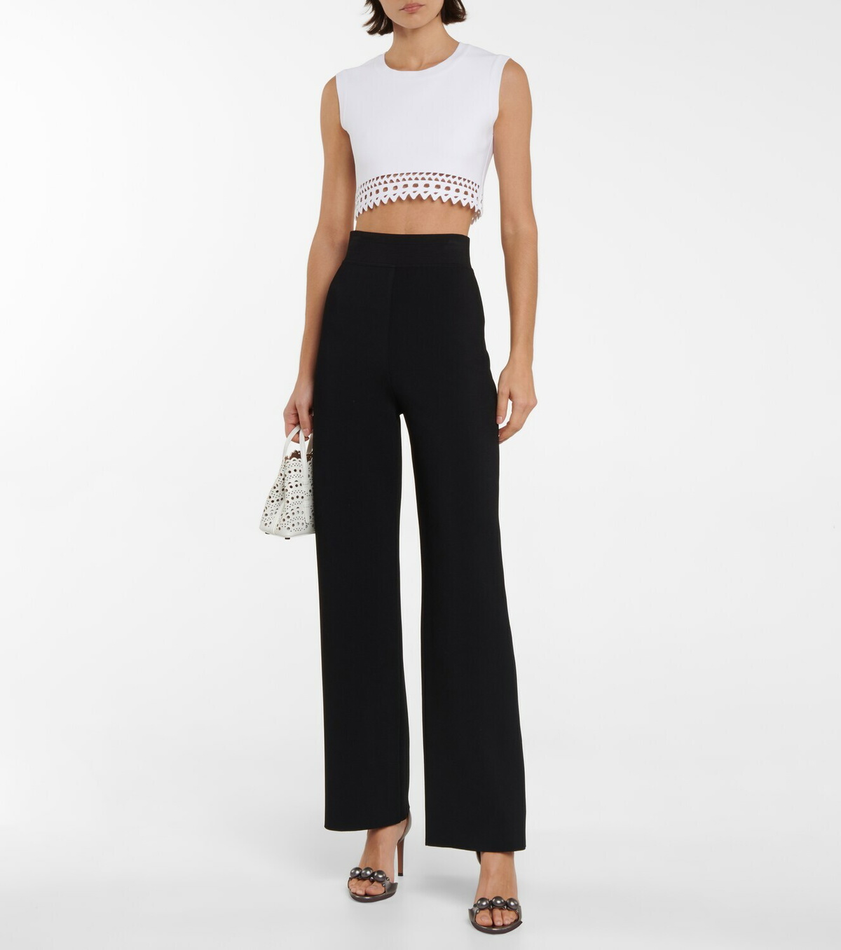 Alaïa Cutout crop top ALAÏA