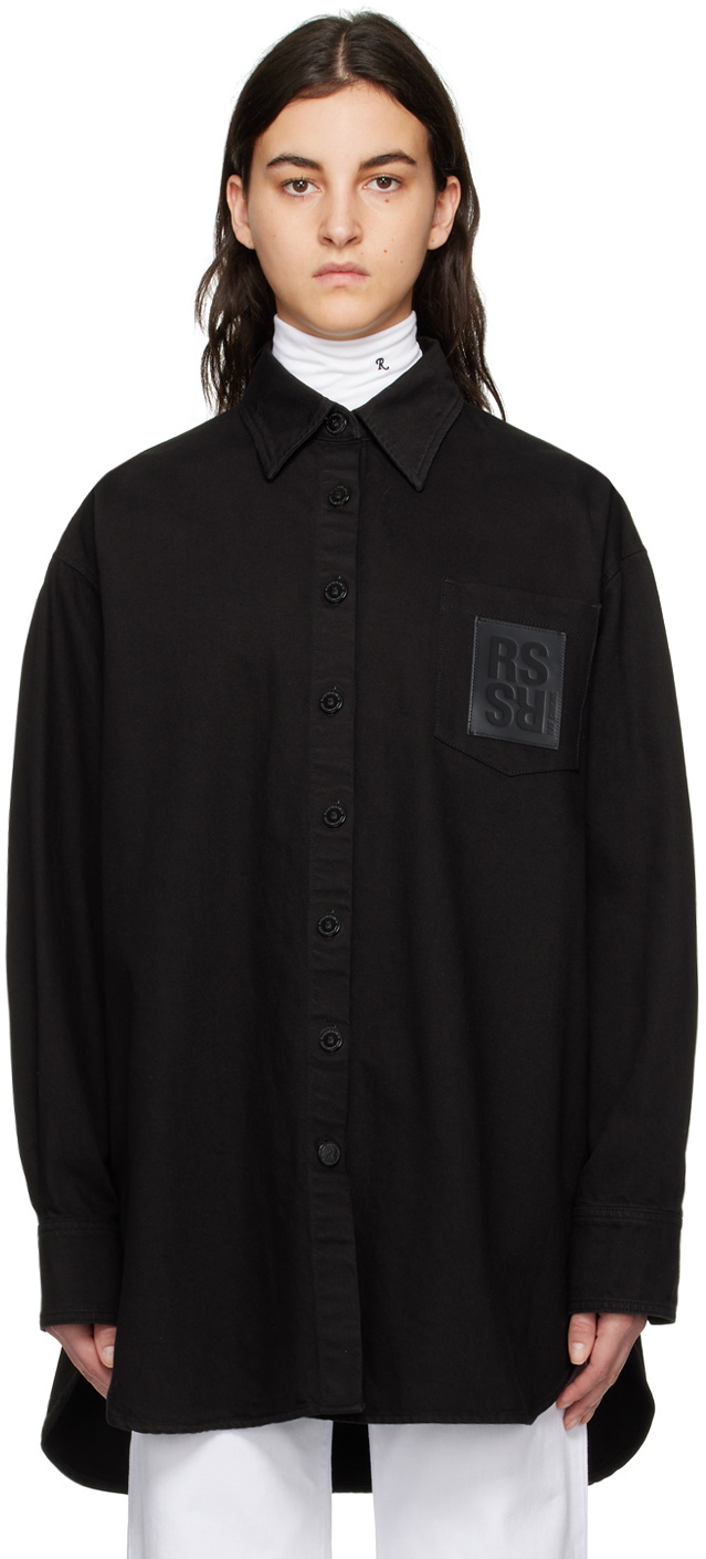 Raf Simons Black Oversized Shirt Raf Simons