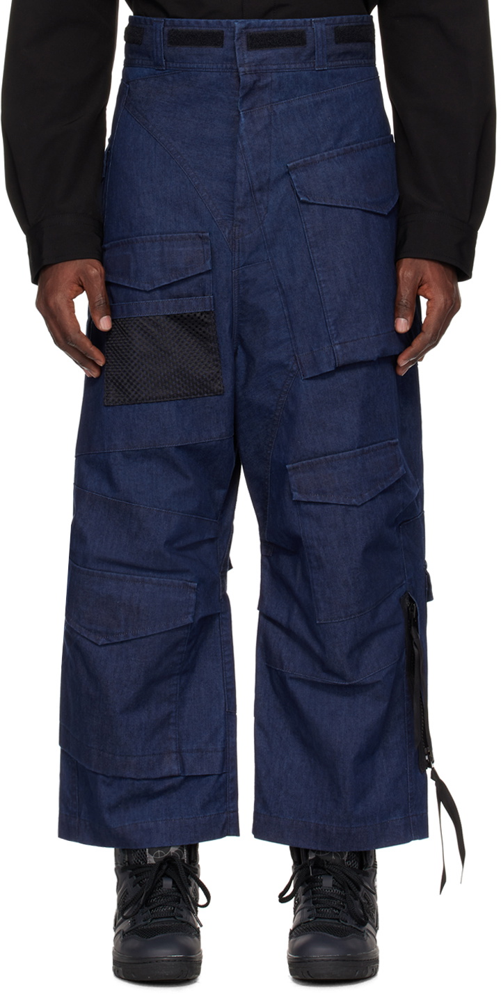 Junya Watanabe Indigo Multi Pocket Jeans Junya Watanabe