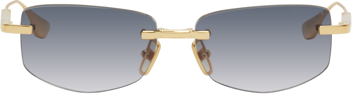 Dita Gold & Black TRYSIM.75 Sunglasses Dita