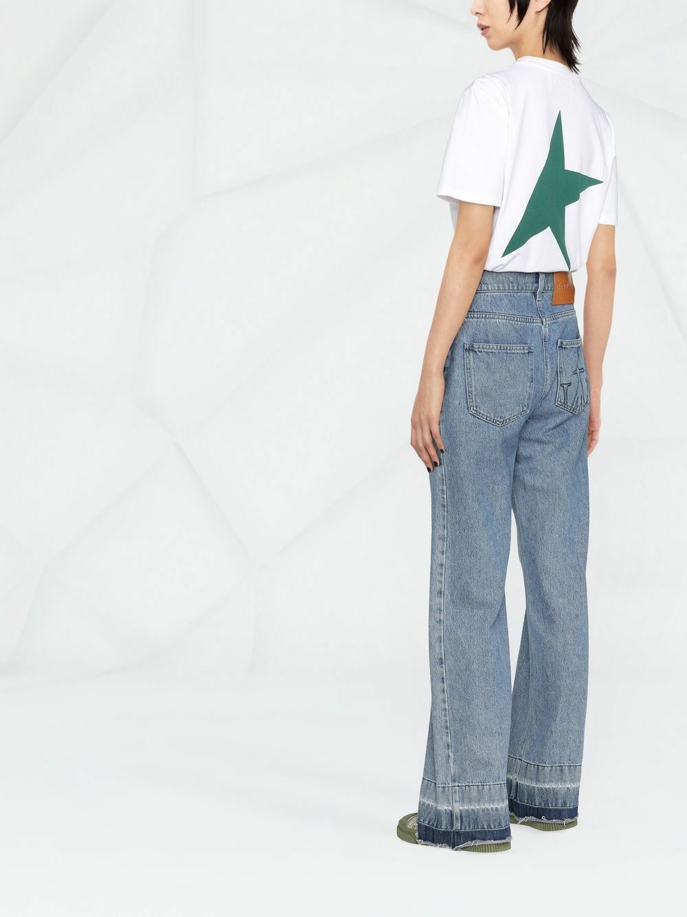 GOLDEN GOOSE - Logo Cotton T-shirt Golden Goose Deluxe Brand