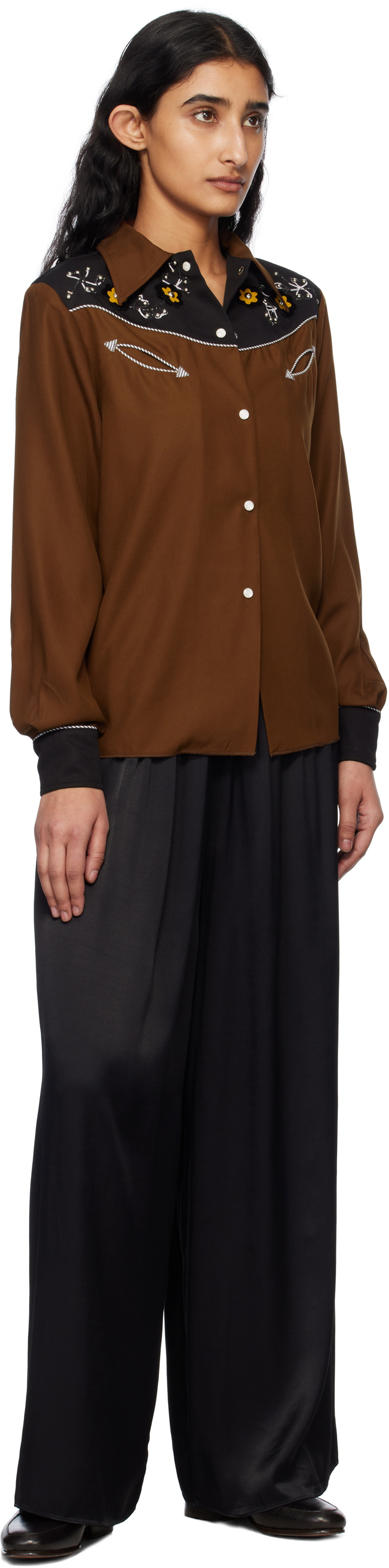 Bode Black Roy Trousers Bode