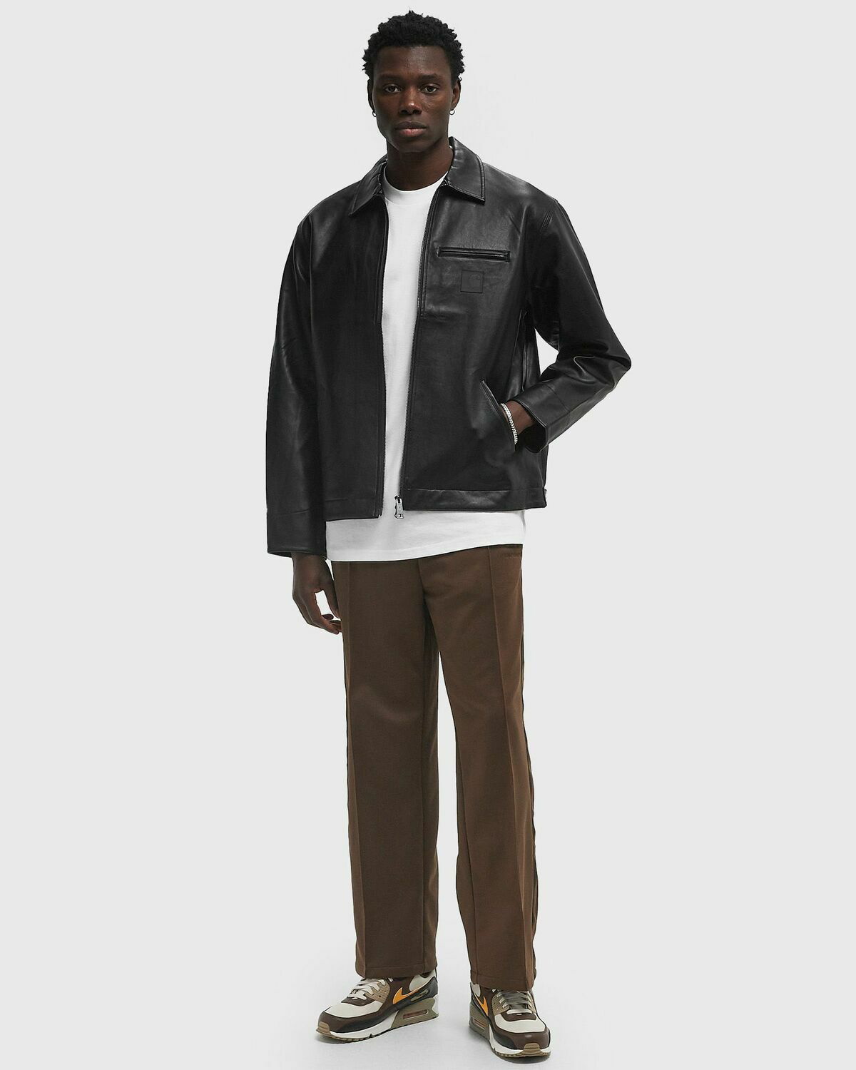 Carhartt WIP Detroit Jacket Black Mens Windbreaker Carhartt WIP