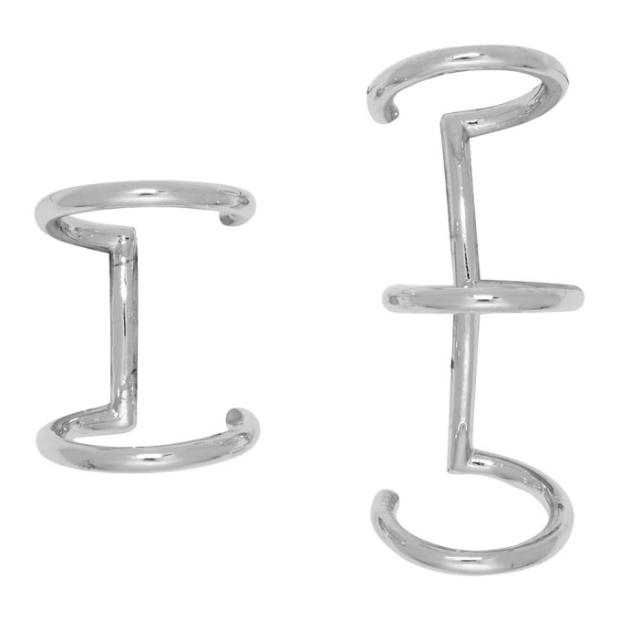 Marc Jacobs Silver Redux Grunge Ear Cuff Set Marc Jacobs