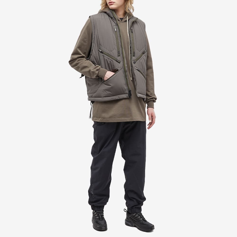 Acronym Men's Windstopper® PrimaLoft® Modular Liner Vest in Grey Acronym