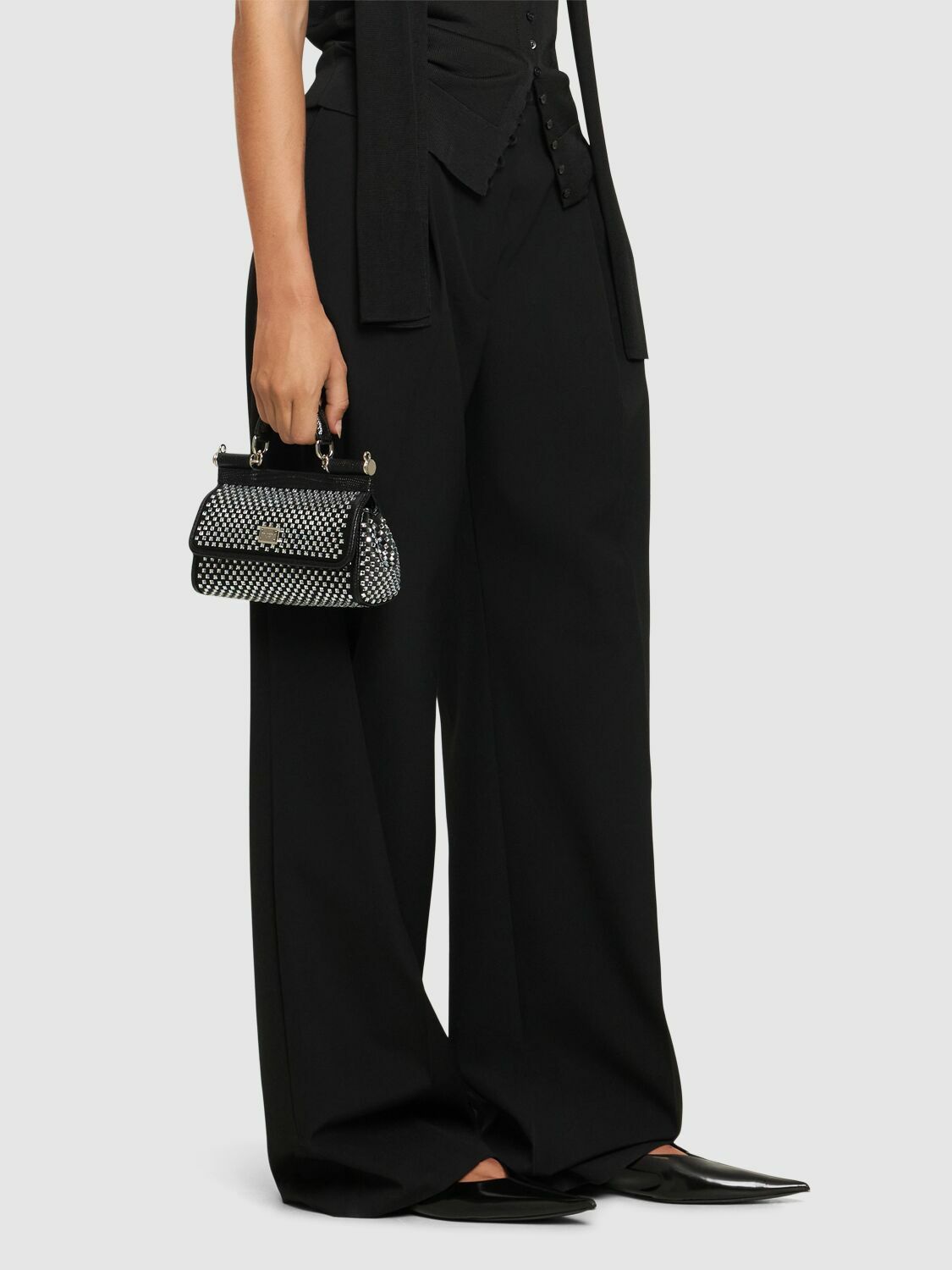 DOLCE & GABBANA Small Sicily Elongated Crystals Bag Dolce & Gabbana