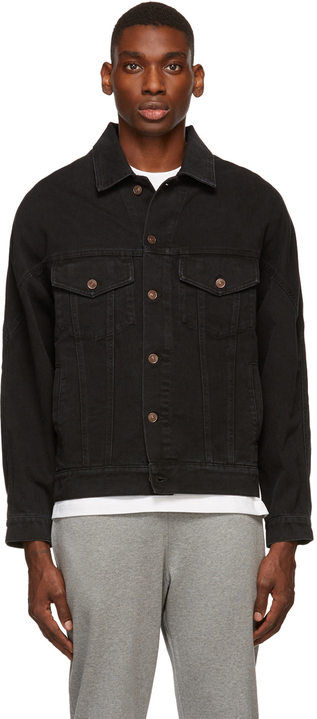 Kenzo Black Denim Standard Jacket Kenzo