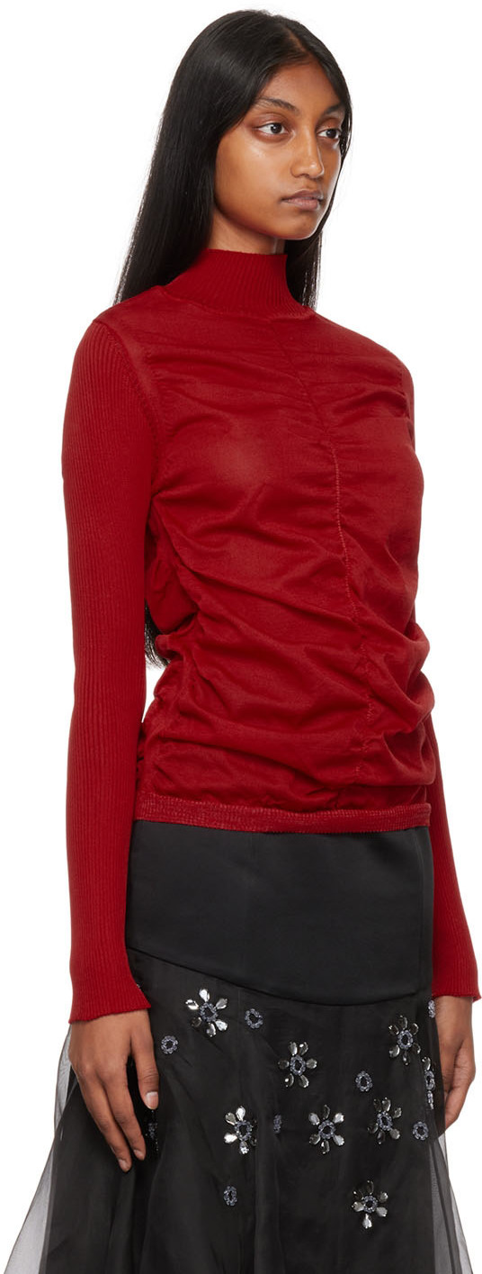 Renaissance Renaissance Red Tara Turtleneck Renaissance Renaissance
