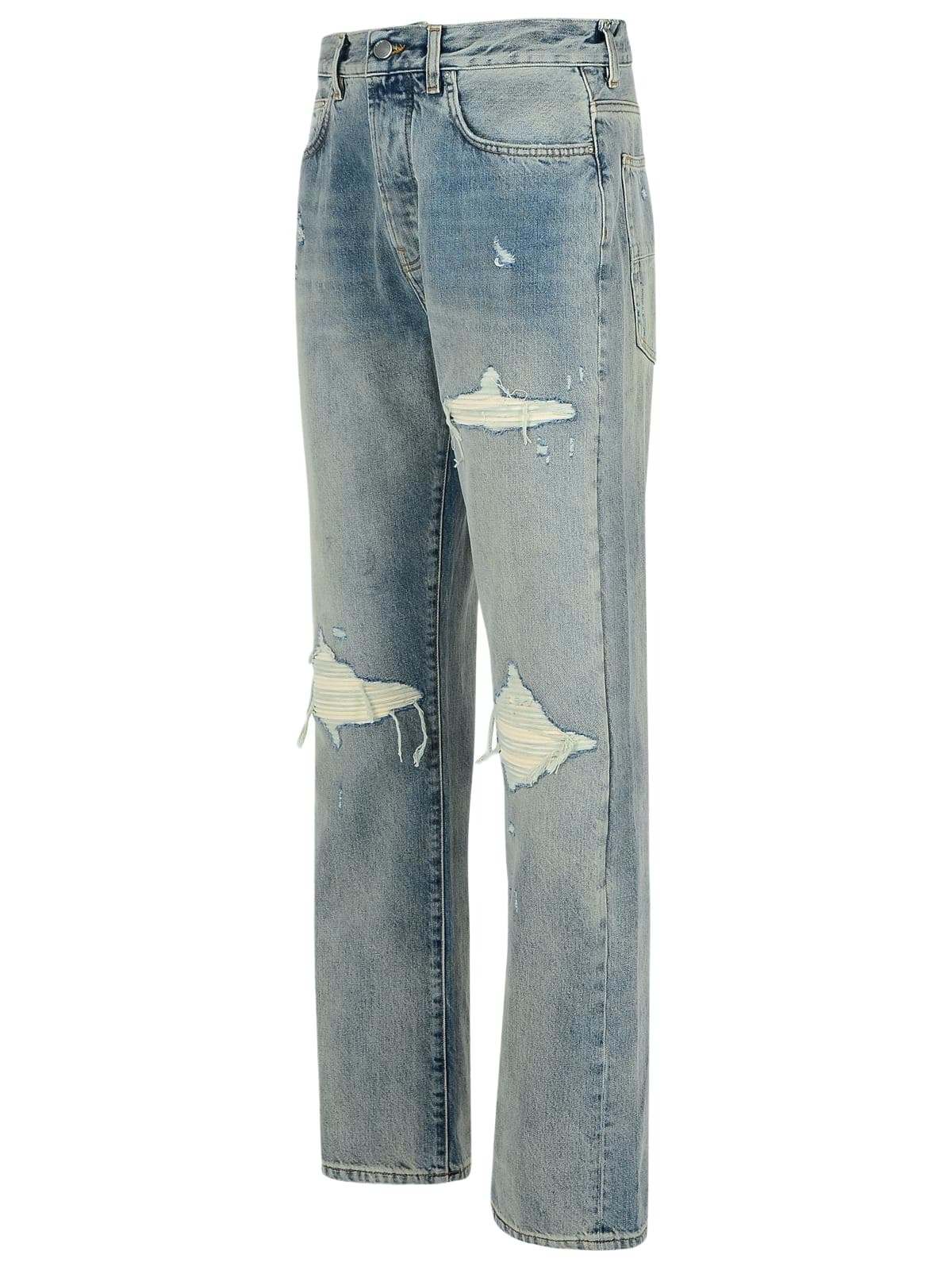 AMIRI mx1 Light Blue Cotton Jeans Amiri