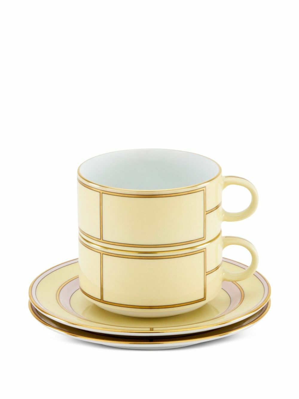 GINORI 1735 Yellow Diva Porcelain Tea Set Ginori 1735