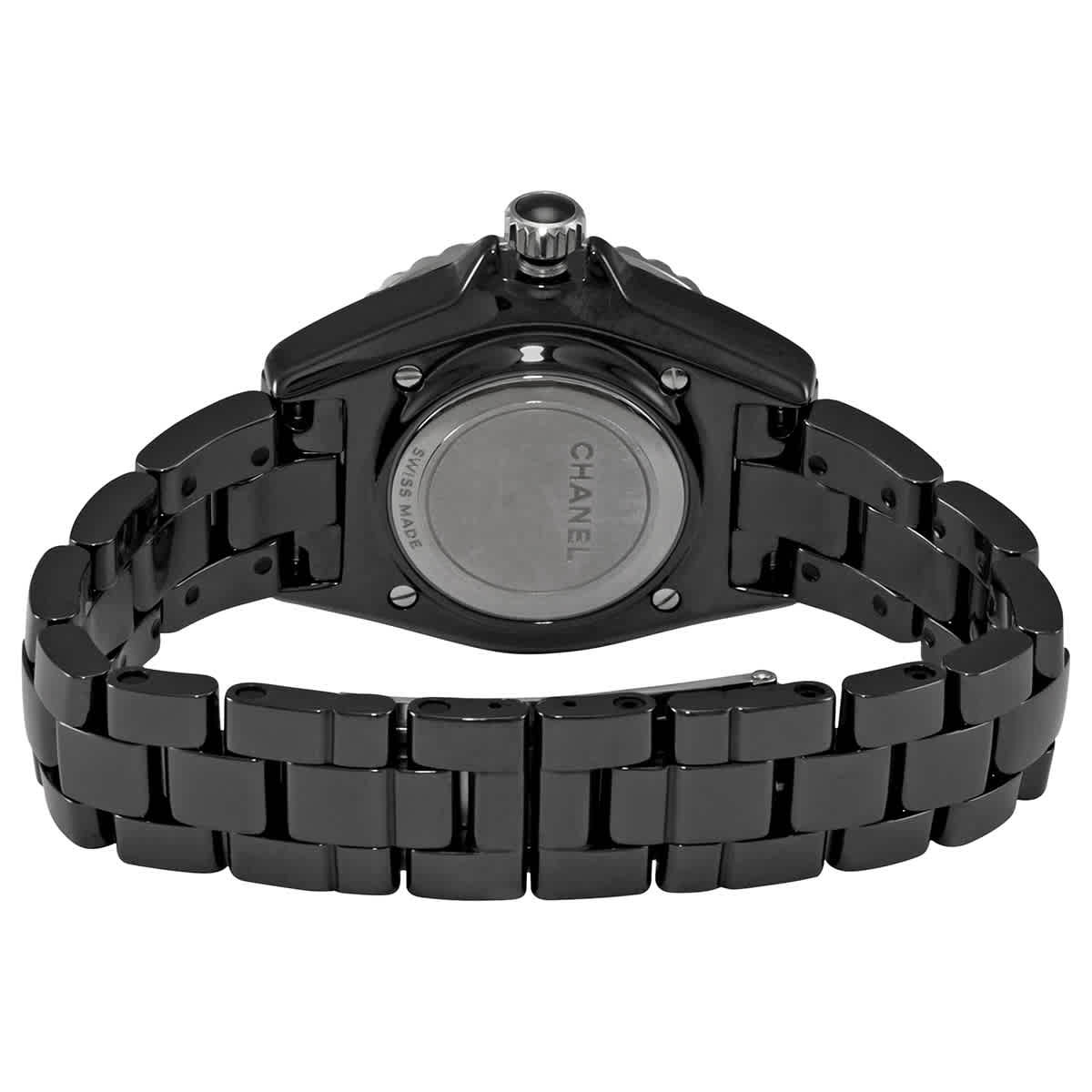 Chanel J12 Electro Quartz Black Dial Ladies Watch H7121 Chanel
