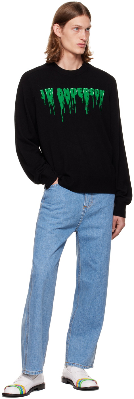 JW Anderson Black Slime Sweater JW Anderson