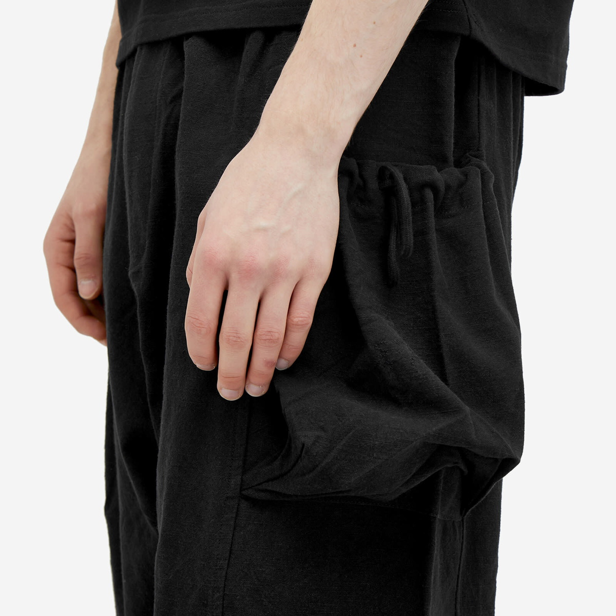 Story mfg. Men's Salt Pant in Black Slub Story Mfg.