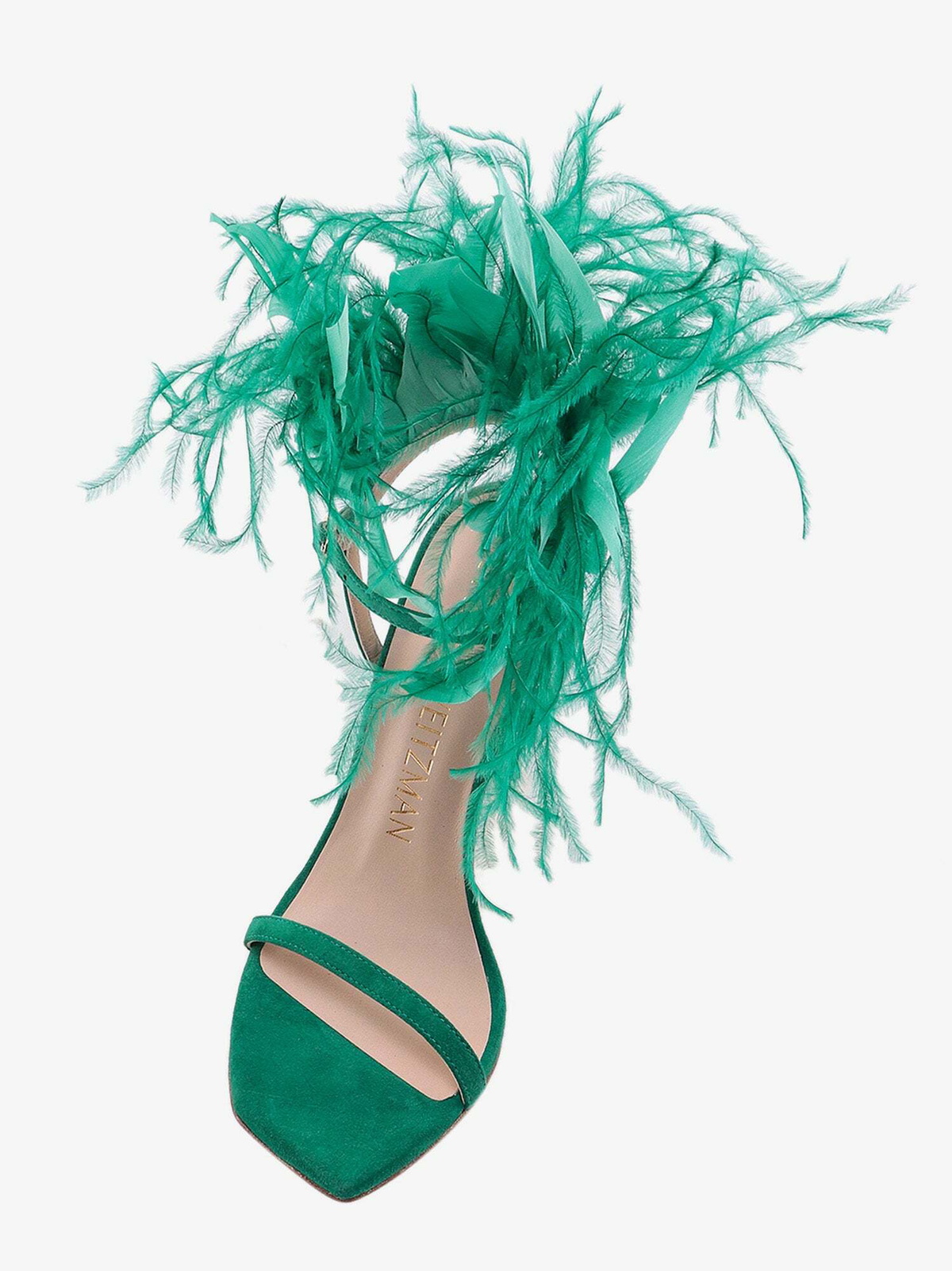 Stuart Weitzman Plume Green Womens Stuart Weitzman