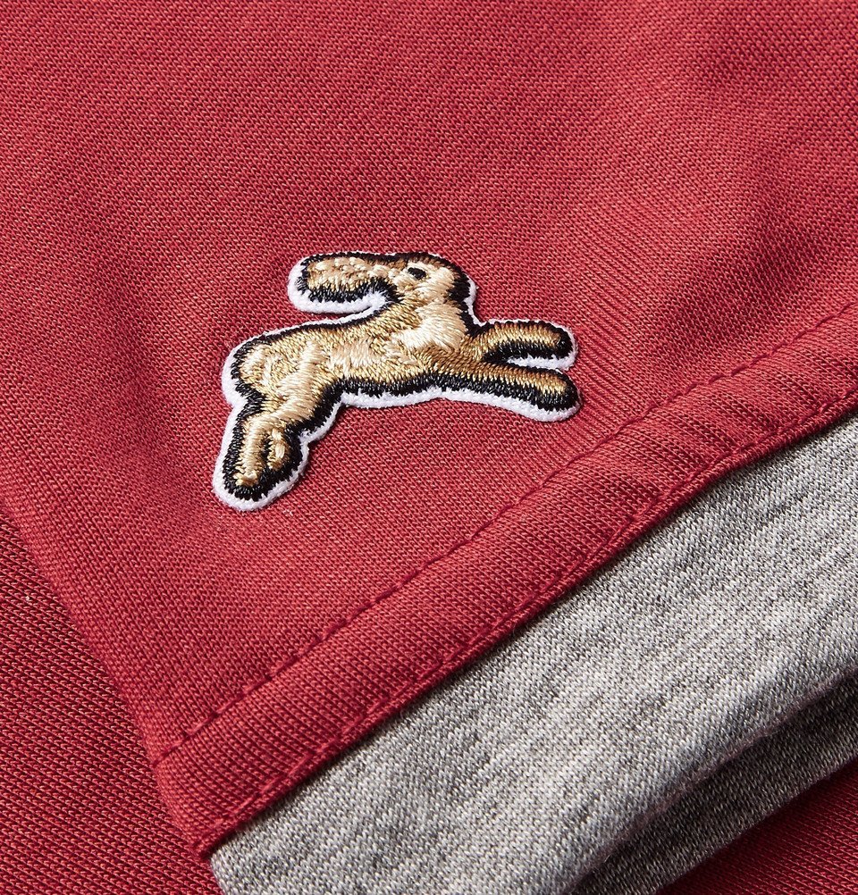 Tracksmith - Towne Cotton-Blend Jersey T-Shirt - Crimson Tracksmith