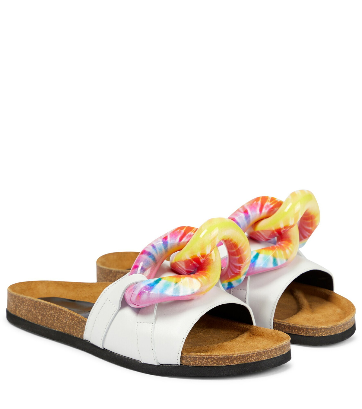 JW Anderson - Embellished leather slides JW Anderson