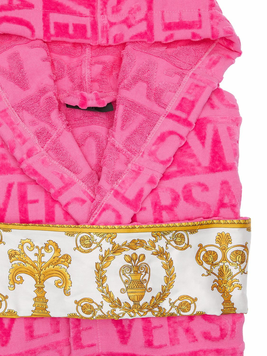 VERSACE - Barocco & Robe Short Cotton Robe Versace