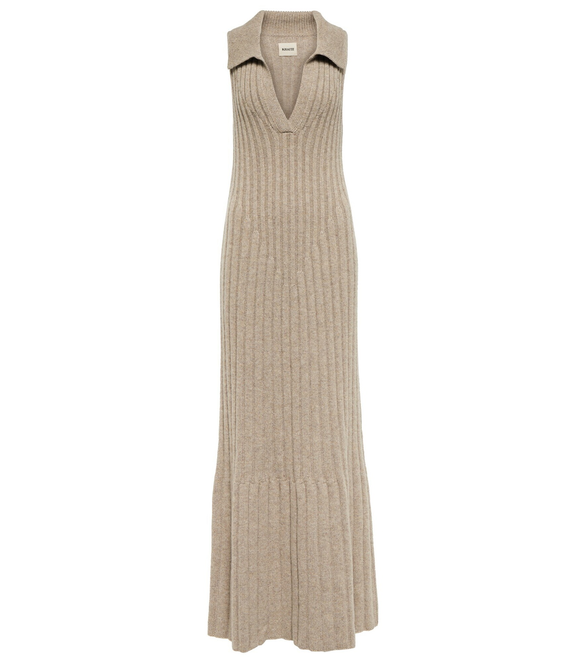 Khaite - Giselle cashmere polo maxi dress Khaite