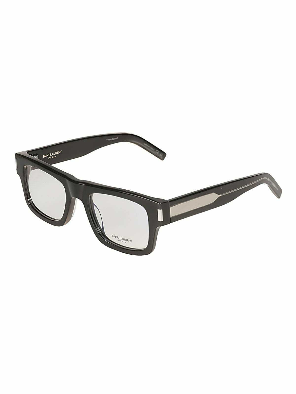 Saint Laurent Eyewear Square Frame Classic Glasses Saint Laurent
