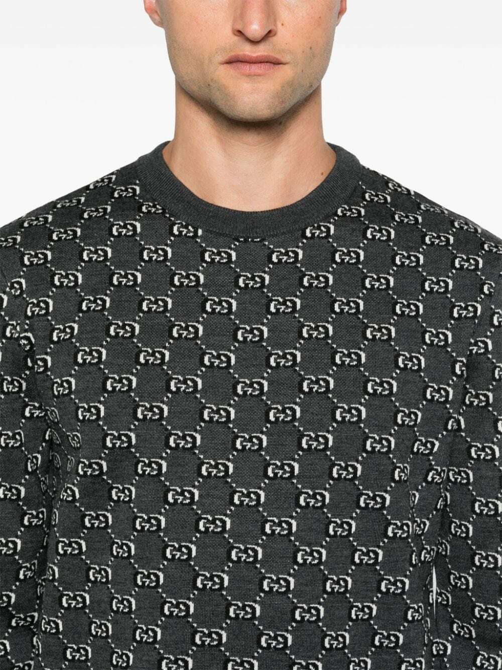 GUCCI - Crew-neck Sweater With Logo Gucci
