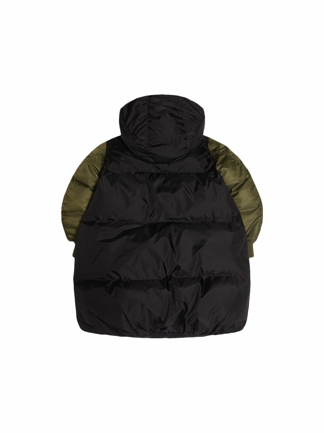 MM6 MAISON MARGIELA Colorblock Nylon Puffer Jacket MM6 Maison Margiela