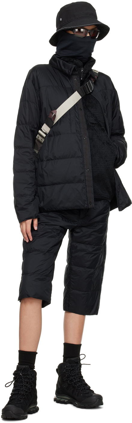 Goldwin Black Side Open Down Shorts Goldwin