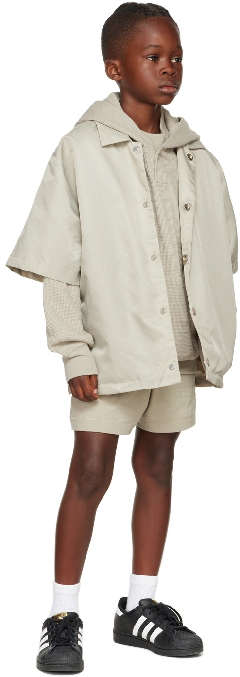 Essentials Kids Gray Nylon Shirt Essentials