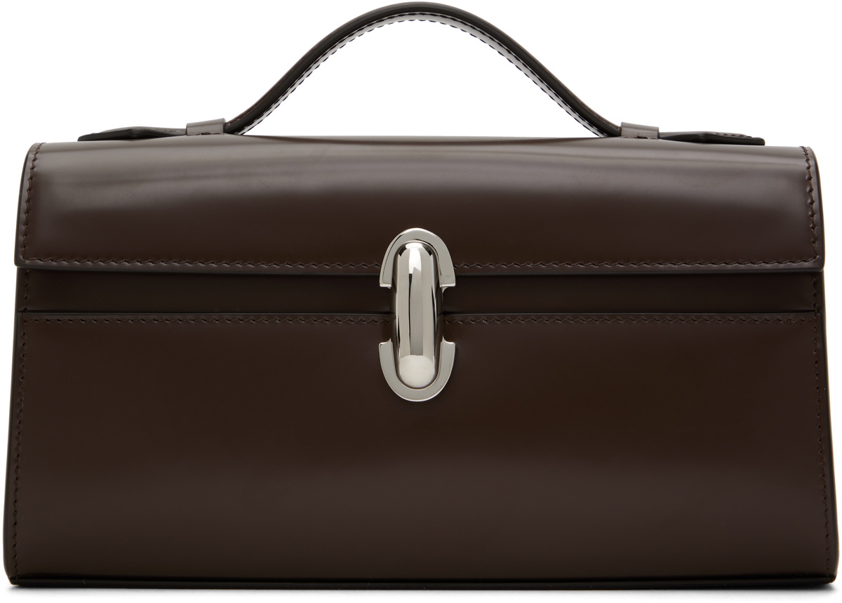 Savette Brown Symmetry Pochette Bag Savette