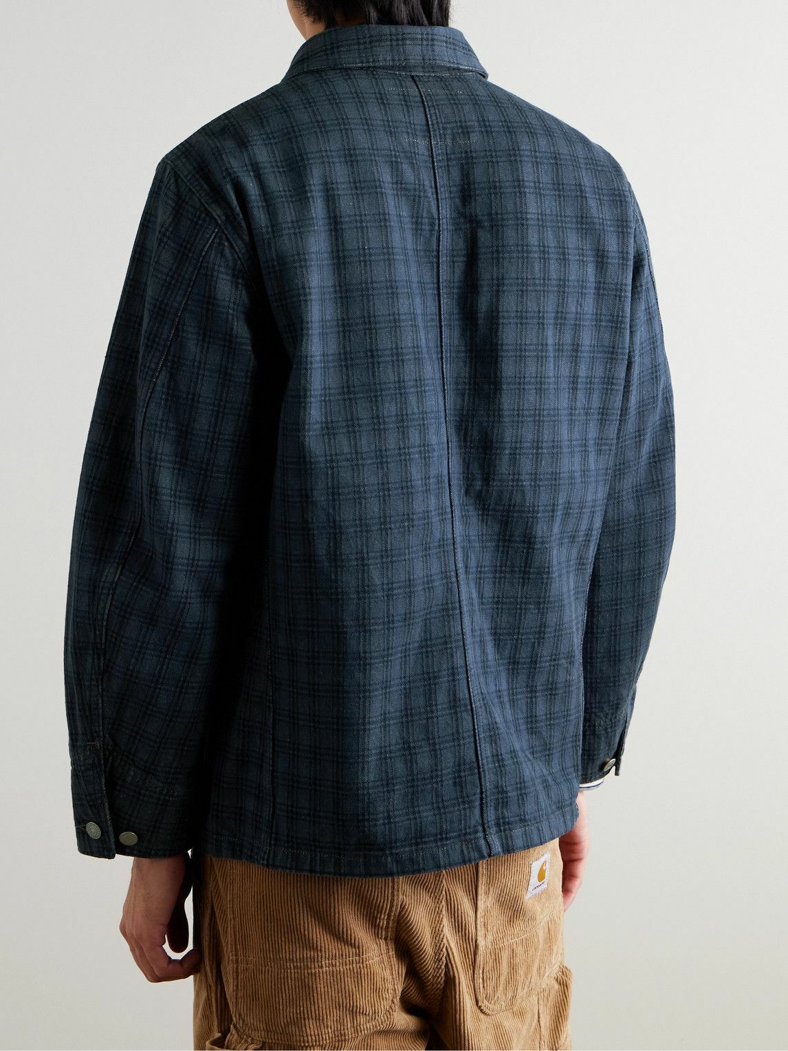 RRL - Alco Checked Cotton Jacket - Blue RRL