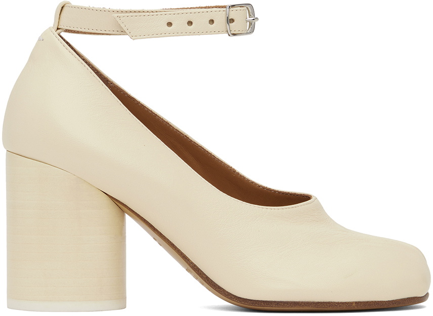 Maison Margiela Off-White Tabi Pumps Maison Margiela