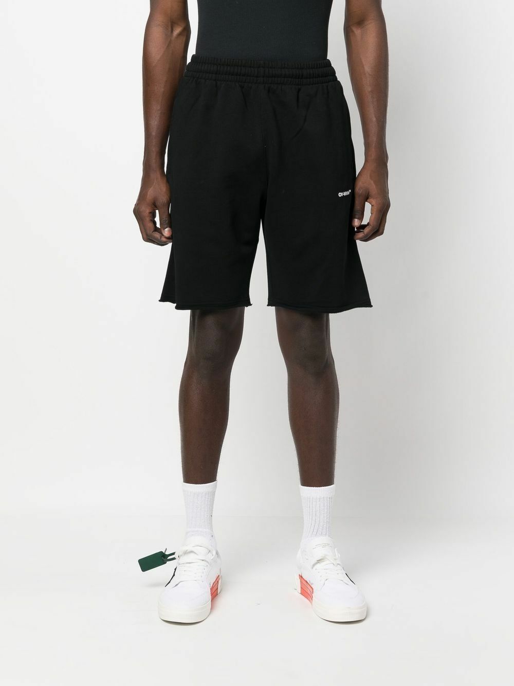 OFF-WHITE - Wave Outline Diagonal Shorts Off-White