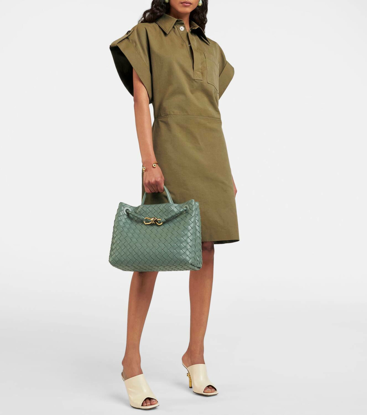 Bottega Veneta Andiamo Medium leather tote bag Bottega Veneta