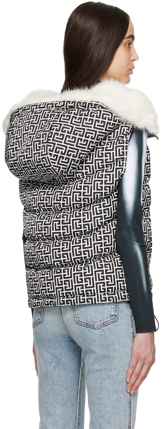 Balmain Black Monogram Vest Balmain