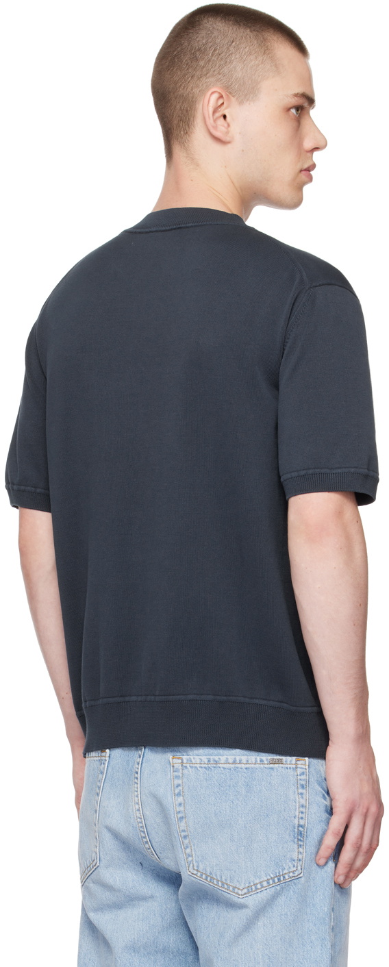 Hugo Navy Embroidered Sweater Hugo Boss