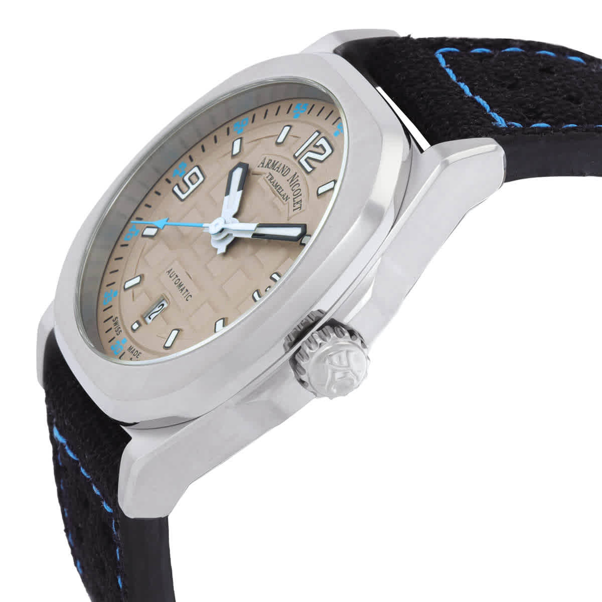Armand Nicolet JH9 Automatic Dove Grey Dial Mens Watch A660HAA-TZ ...