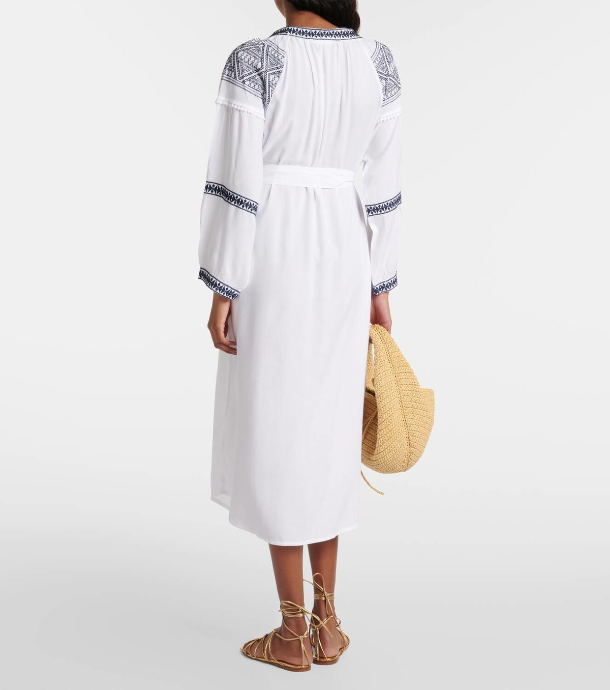 Melissa Odabash Ally embroidered midi dress Melissa Odabash