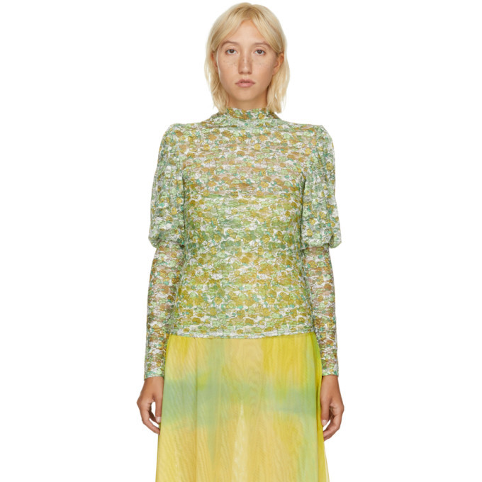 Collina Strada Green Cardio Nova Princess Turtleneck Collina Strada