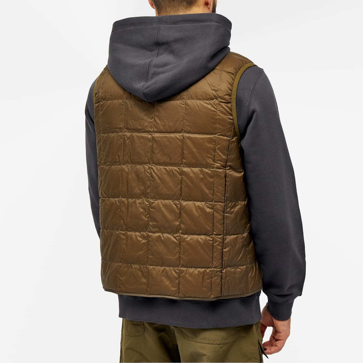 Gramicci Men's Inner Down Vest in Deep Olive Gramicci