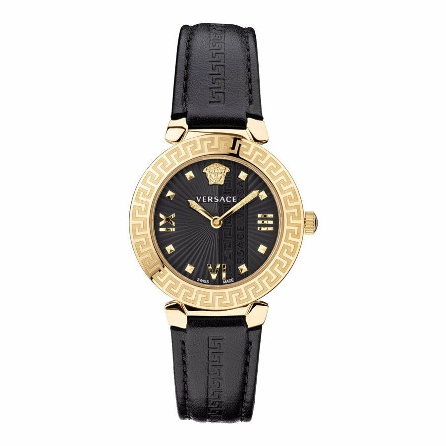 Versace Greca Icon Black Dial Ladies Watch VEZ600221 Versace