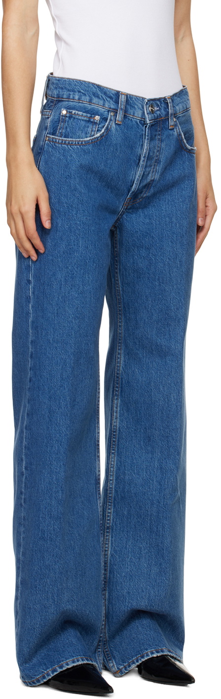 ANINE BING Blue Hugh Jeans ANINE BING