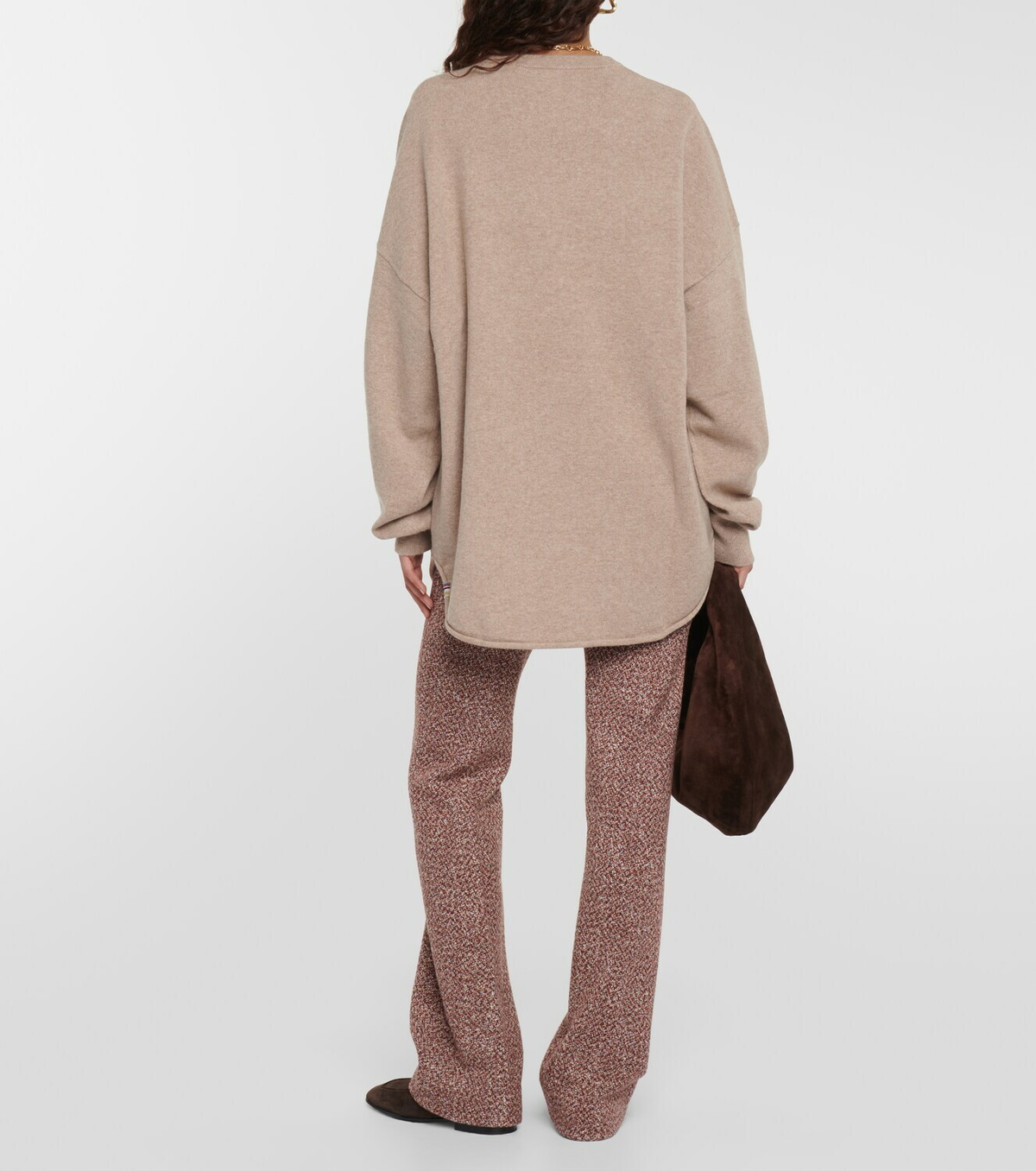 Extreme Cashmere N°53 Crew Hop cashmere-blend sweater extreme cashmere