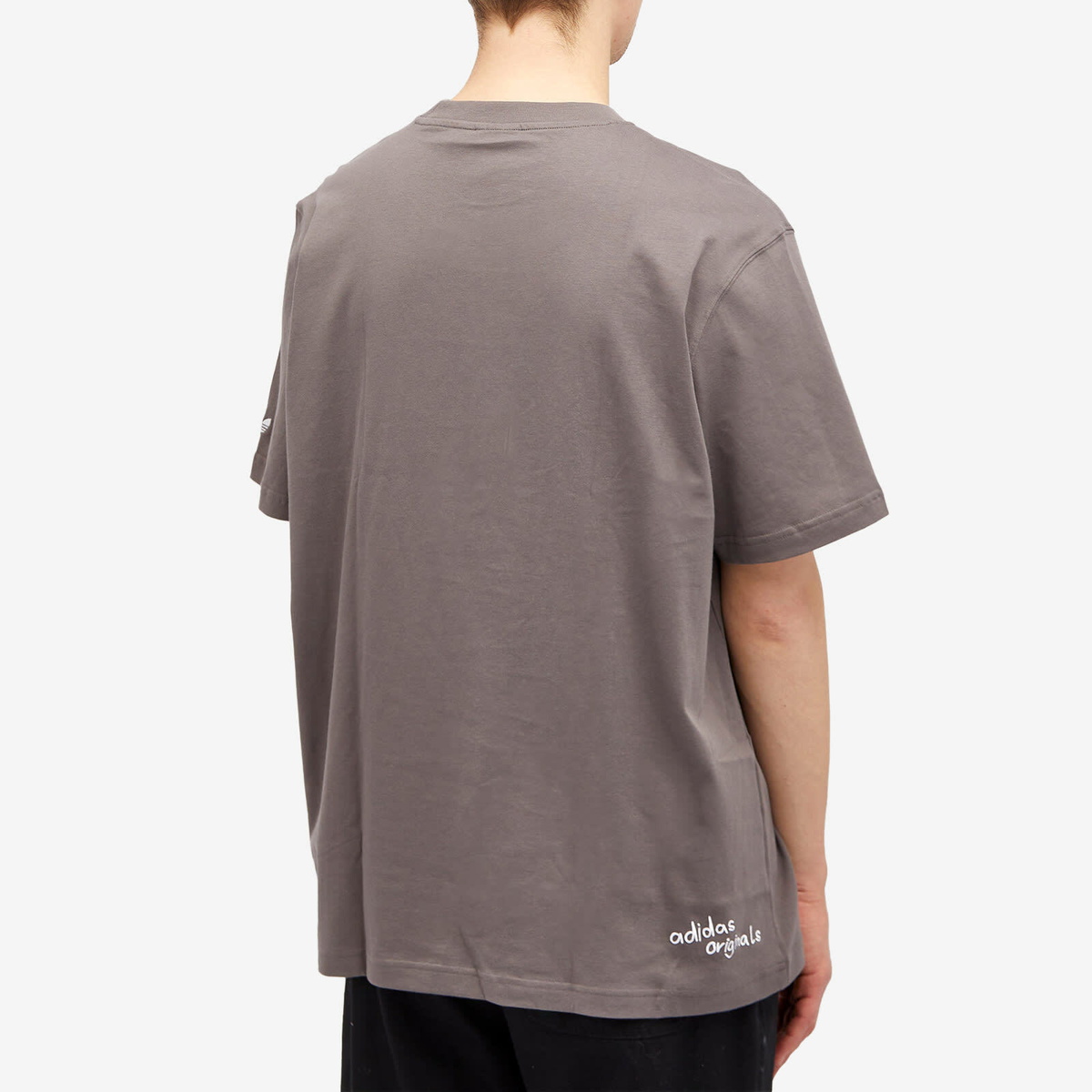 Adidas Men's Picture T-shirt in Charcoal adidas