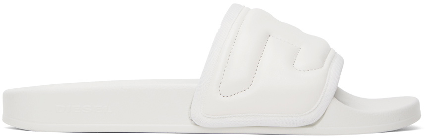 Diesel White Sa-Mayemi Puf Pool Slides Diesel