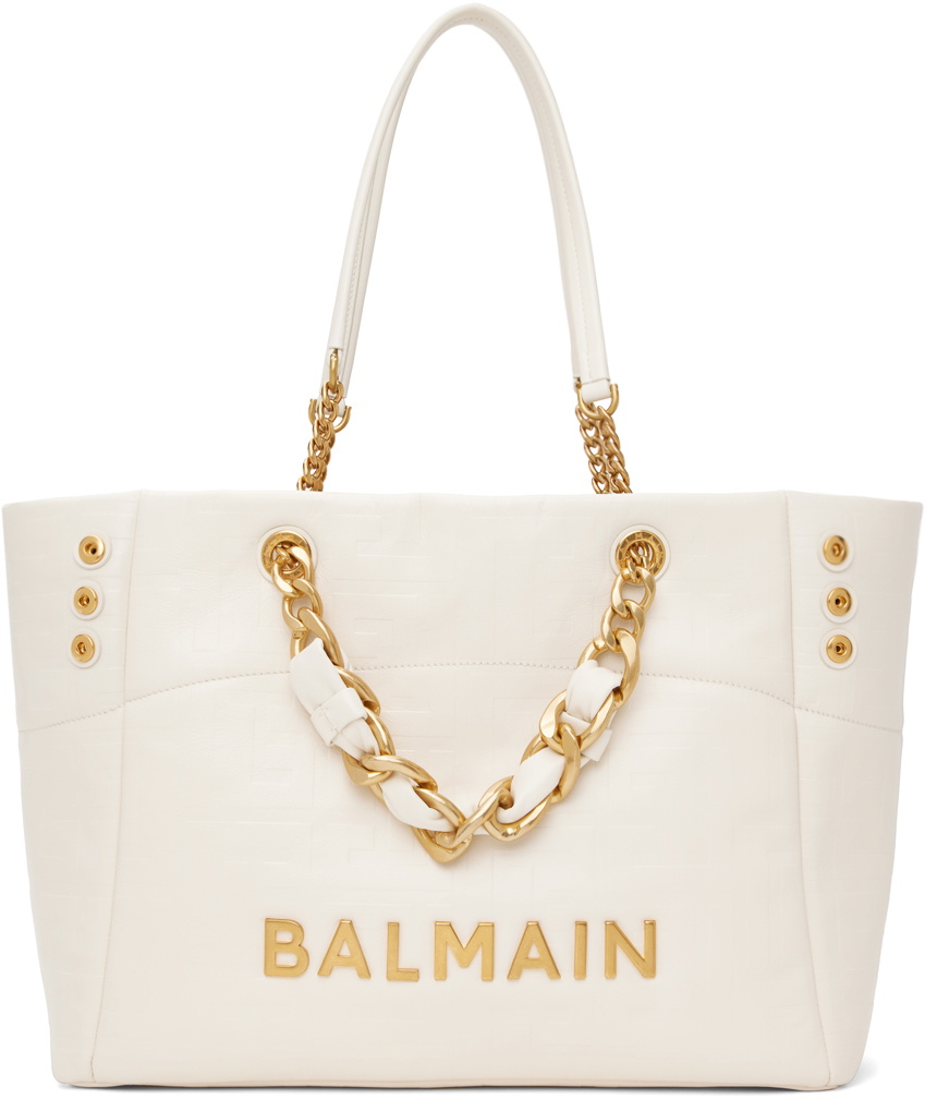 Balmain Off-White 1945 Soft Cabas Tote Balmain