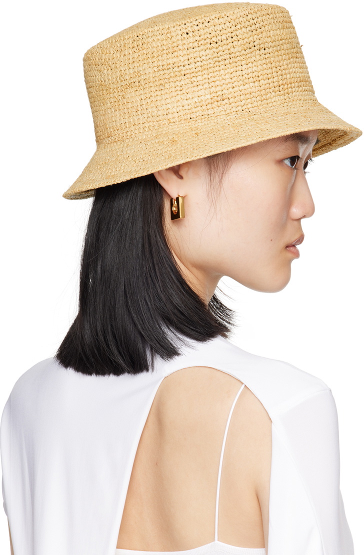 JACQUEMUS Beige La Casa 'Le bob Pesco' Hat Jacquemus