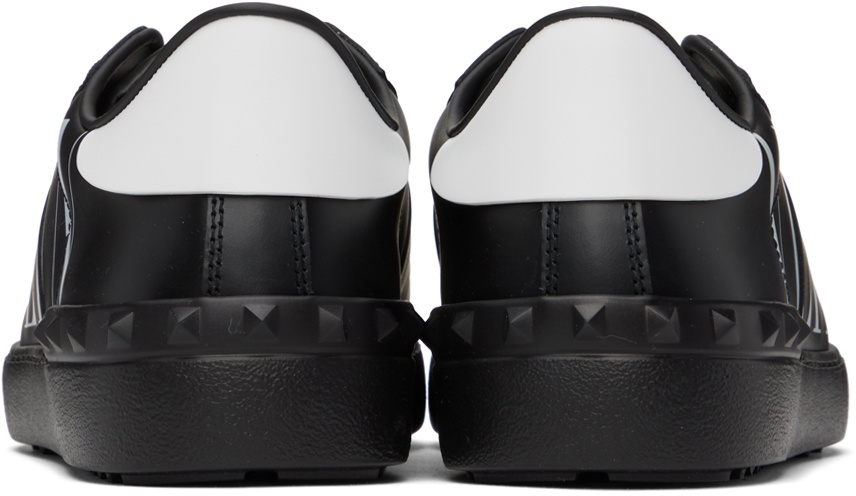 Valentino Garavani Black Open 'VLTN' Sneakers Valentino Garavani