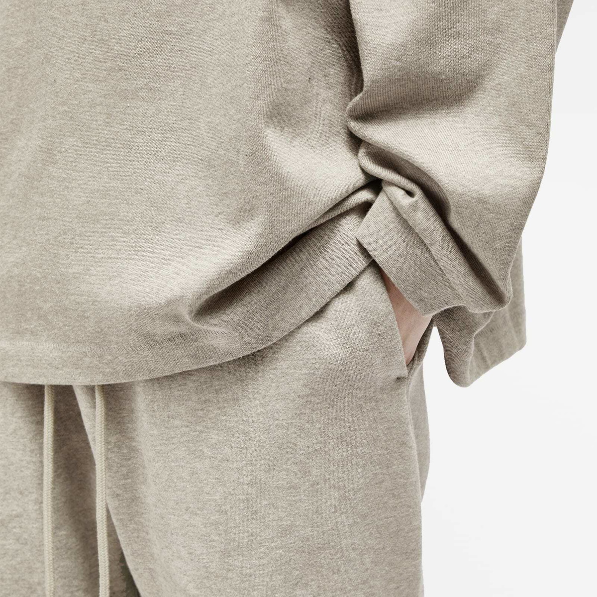 Fear of God ESSENTIALS Men's Spring Tab Detail Sweat Pants in Dark ...