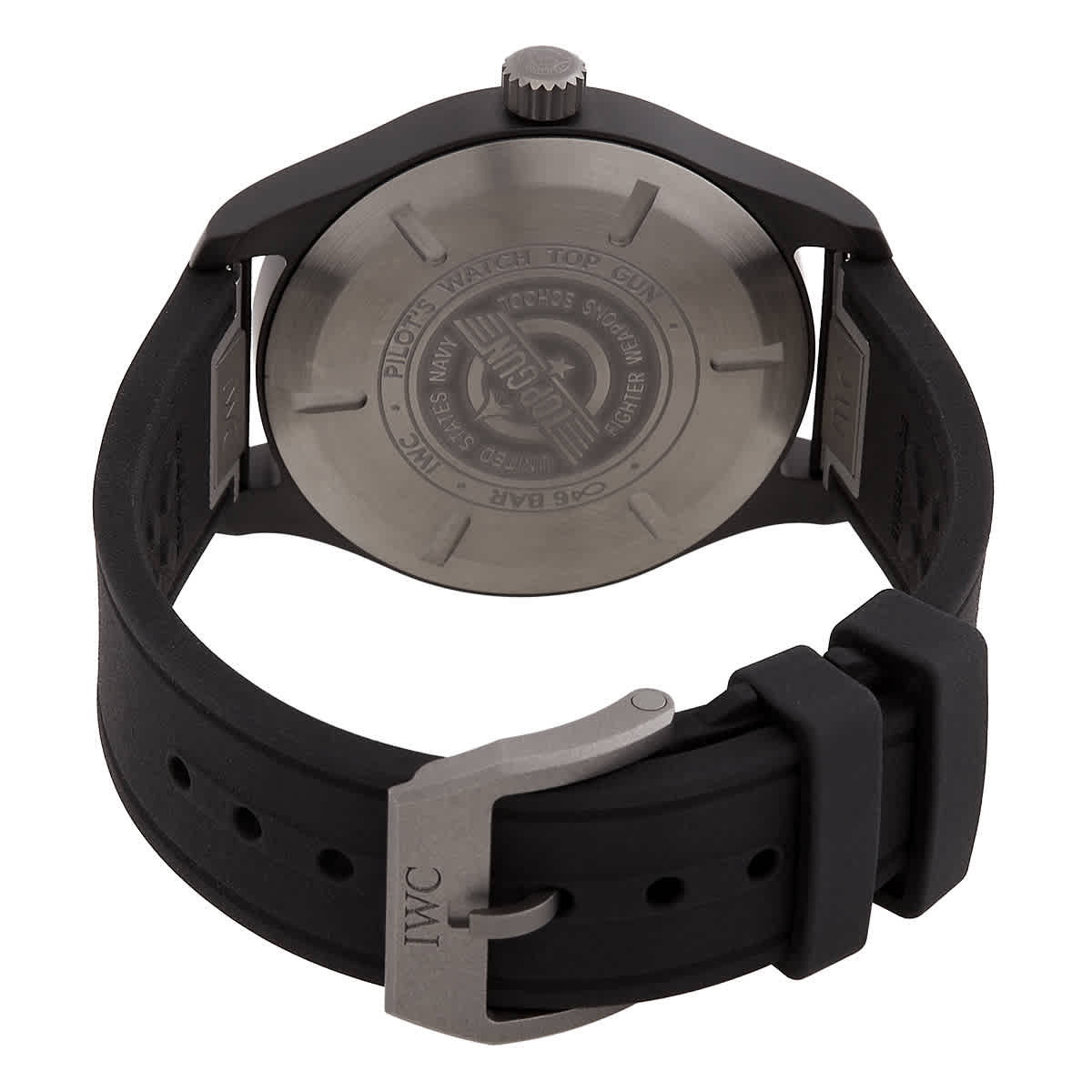IWC Pilot's Top Gun Automatic Black Dial Mens Watch IW326906 IWC