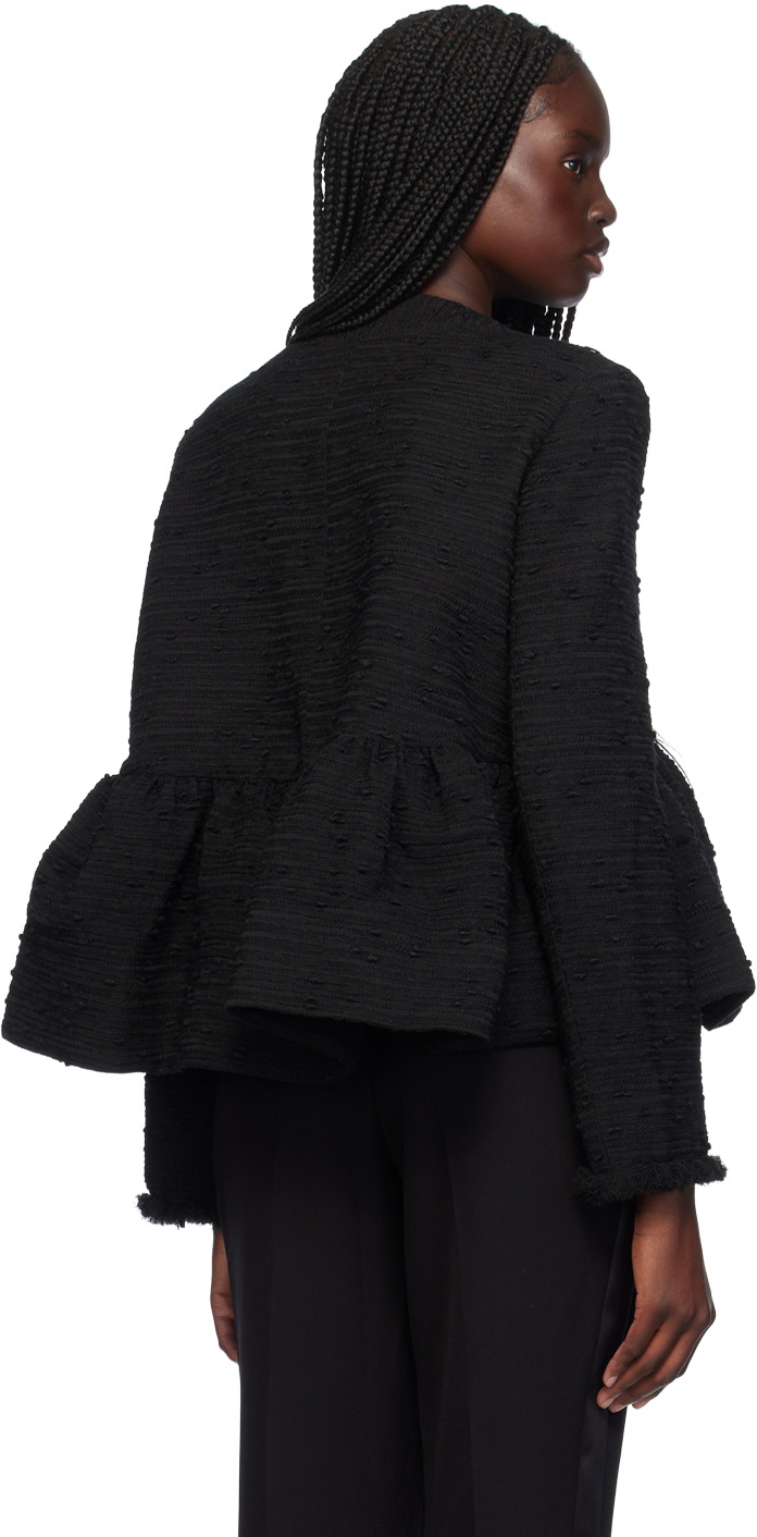 Erdem Black Peplum Jacket Erdem